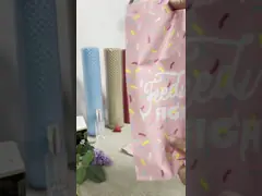 China Customizable Plastic Printed Vest Carrier Bags Support 8 - 15kg Load Capacity for sale