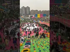 Playground Outdoor Rides Rainbow Slides For Kids' Playground