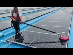 中国 水洗いソーラーパネルクリーニングブラシ シングルディスク 360RPM PVアレイ屋根設備 販売のため