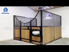 OEM ODM Modular Horse Stall Kits , Equine Stall Fronts Bamboo / Pine Wood