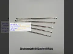 China 17-4PH Stainless Steel Medical Drill Bit HRC 40-45 with 2-5μm Hard Chromium Coating for Surgical Applications for sale
