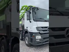 Used 2019 Zoomlion ZLJ5440THBBE 56m Truck-Mounted Concrete Pump with Z-Shape 5-Section Folding Boom and 365° Continuous Rotation