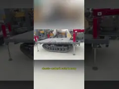 De mobiele Hydraulische Installatie van de Kruippakjeboring, Spoor zette de Gemakkelijke Verrichting van de Boorinstallatie op