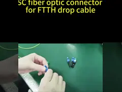 China SC/UPC SM Fiber Optic Fast Connector with -40℃ to +85℃ Storage Temperature and 50-60mm Length for Field Assembly for sale