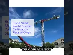 China Top Brand Zoomlion 16 Ton Mobile Tower Crane Tc7035b-16 for sale