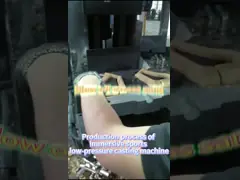 Автоматический лить машина заливки формы 380V низкого давления с плавя печью
