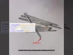 China Medical Triangular / Four Sided Blunt Needle Sandblasting Corrosion Resistant for sale