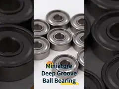 S606 2RS ZZ Stainless Steel Single Row Miniature Deep Groove Ball Bearing With Size 6x17x6mm