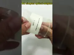 China SC-SC Fiber Optic Adapter with UPC APC Polish for Outdoor/Indoor Use Supporting 250um Bare Fiber for sale