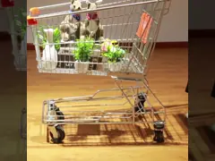 Cina 100L negozio di alimentari di tipo asiatico con carrello galvanizzato certificato SGS carrello di shopping alimentare in vendita