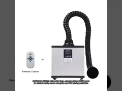 White FES200 Solder Fume Extractor 210W Power Welding Smoke Absorber DTF Printing Smoke Purifier