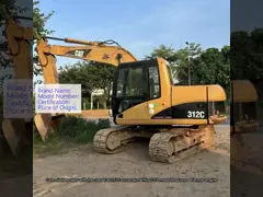 China Used Excavator Cat 312c; Cat Excavator; Mini Cat Excavator; Low Price Excavator; Cat Excavator for Sale; Quality Used Excavator for sale