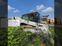 Bobcats300 185 300 USA Mini Skid Steer Loader with Closed Sweeper in Stock