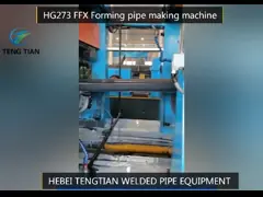 ERW630 High Frequency Welded Tube Mill Machine for Round and Square Pipes