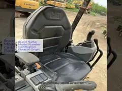 China Factory Price Cat Used Mini Crawler Excavator 301.7 to Family Farm Use for sale