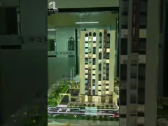 High - Precision Detailed Residential Building Architectural Model for Professional Real Estate Project Display and Marketing