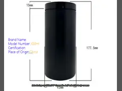 500ml PP Cosmetic Jar Customized Body Cream Jar with Srew Cap