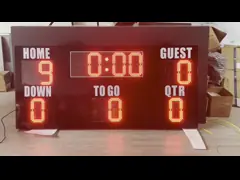 Placar conduzido eletrônico exterior para o futebol americano 1000mm*2200mm*100mm