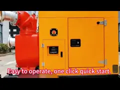 Water Pump Strong Self Priming Drainage Irrigation Pump Trailer Diesel Engine Water Pump Set