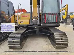 China Used Sany Sy135c Sy135 13ton Earth Mover and RC Hydraulic Crawler Excavator for Sale for sale