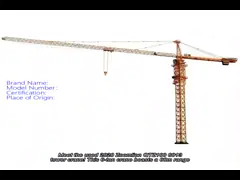 China The Used Qtz 100 6013 6t Independent Height 45m Tower Crane Zoomlion for sale