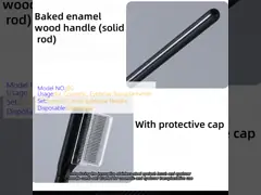 Innovative Stainless Steel Eyelash Brush and Eyebrow Needle Comb Design
