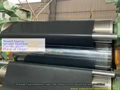 High Temperature Rubber Sheet with Hardness 75±5 Shore A, Elongation ≥200%, and Reinforced 1PLY Glassfiber Or Aramid Fabric