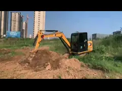 Low Fuel Consumption CAT305.5E2 Small Hydraulic Excavator with Standard Tail and Side Boom Ideal for