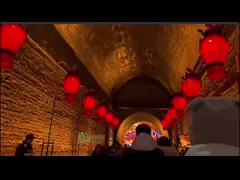 China LED Lighting Chinese Festival Lantern With Rust Proof Steel Internal Frame for sale