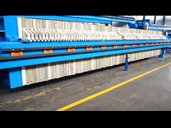 Manual Operation Sludge Dewatering Filter Press Machine for Solid Liquid Separation