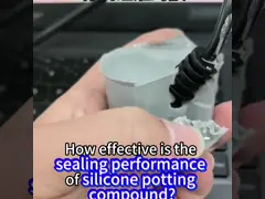 How effective is the sealing performance of silicone potting compound?