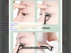 Ergonomic Eyelash Comb Design and Stainless Steel Eyelash Brush Tool