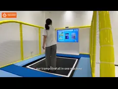 China Interactive Indoor Trampoline Park AR Wall Games Play System Interactive Trampoline Projection Jumping Game Playgrounds for sale