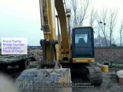 Used Komatsu PC120-6 Crawler Excavator for Sale with Good Condition in Low Price