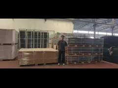 The standard method for secure palletzing of security fence