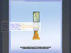 2Display TFT tipo barra da.86 pollici 376*960 Risoluzione 40 pin Interfaccia MIPI 600c/D