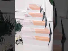 China Pink And White Artistic Brushstroke Printing Series Gift Box Custom Top And Bottom Cover Packaging Box for sale