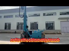 ZB200S water well drilling rig is small in size, light in weight and has a long service life.