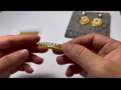 China Alloy Price Display Cube with Adjustable 0~9 Numbers and 59x8mm Size for Jewelry Retail Store Price Showing for sale