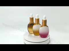 China 50ml Amber Red Essential Oil Bottles with Glass Dropper - UV Protective Custom Packaging for Aromatherapy for sale