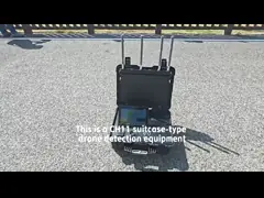 China Waterproof Portable Drone Detector 5km Range Drone Detection Box With 10.1 Inches Screen for sale