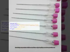 Premium Stainless Steel Three-Edged Capillary Needle for Precision Use