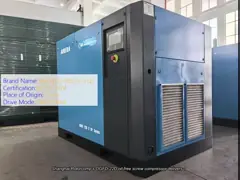 Shanghai Rotorcomp OGFD-22D C VP Нефтяной винтовой компрессор с режимом охлаждения Водяным охлаждением и прямым приводом