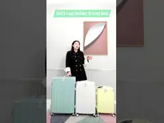 Multifunctional luggage trolley case 20-inch carry-on suitcase, ABS hard shell suitcase