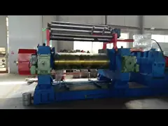 China XK-560 22 Inch PLC Controlled Open Mill Rubber Mixing Machine / Rubber Mixer for sale