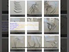 China Medical Grade 304 Stainless Steel Three-Sided Curved Needle with ±0.01mm Tolerance for Surgical Applications for sale