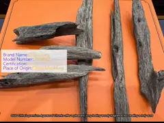 China Black Oud Logs Agarwood Wood With Burning Time Of At Least 12 Hours for sale