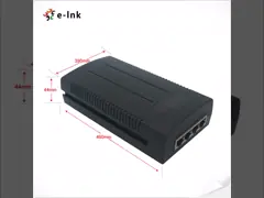2-Port POE Adapter Injector with Fully IEEE802.3af/IEEE802.3at compliant