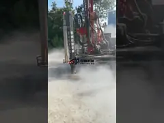 180meters Depth Customized Drilling 2.5km/H Pneumatic Borewell Machine