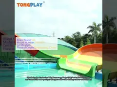 China Commercial Aqua Park Slide Water Play Equipment Pool Water Slide for Sale for sale